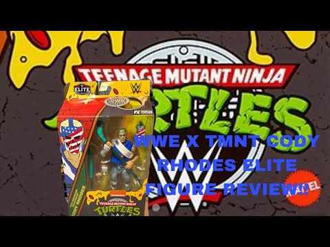 WWE X TMNT CODY RHODES ELITE FIGURE REVIEW!! - YouTube