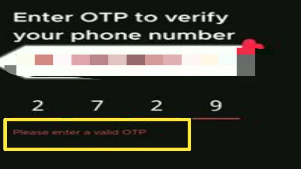 Fix fampay please enter a valid otp Problem | Fampay Invalid Otp Number ...