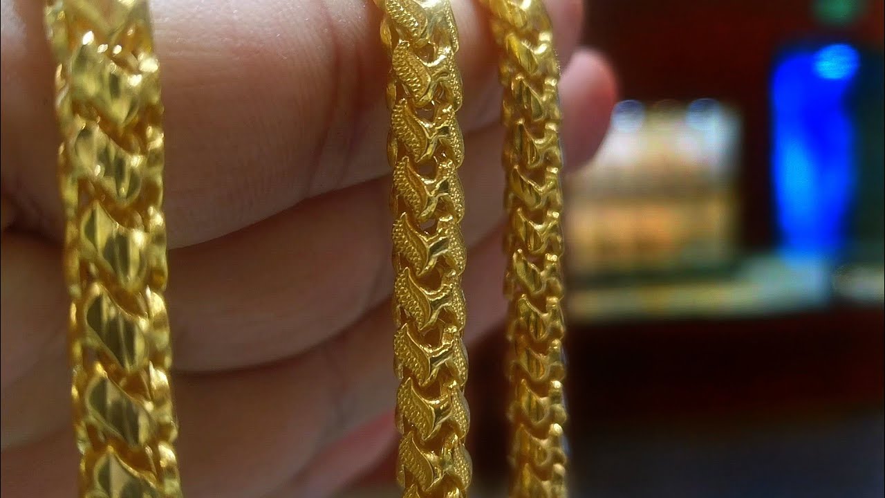 4S model gold chain, 22ct gold ornaments #tranding #new #22ctgold # ...