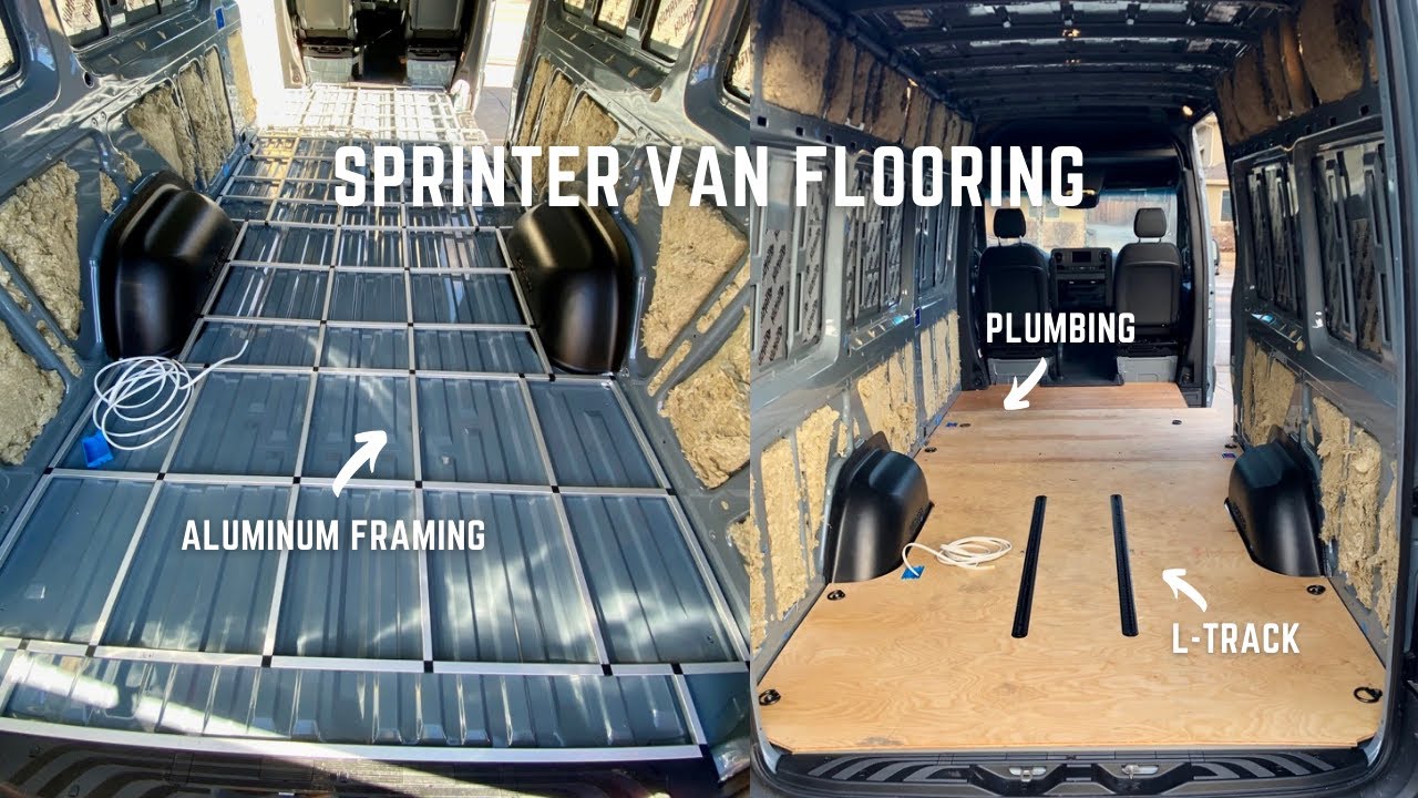 Sprinter Van Flooring | Framing, Insulating & Waterproofing Plywood ...