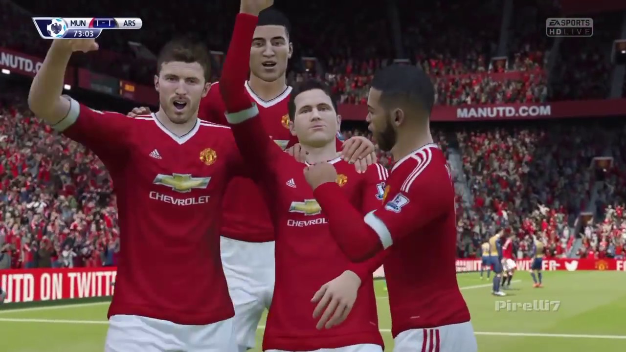 FIFA 16 Predicts: Manchester United vs Arsenal - Legendary Difficulty ...