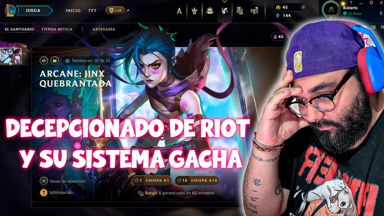 NUEVO SISTEMA GACHA DE SKINS PARA LEAGUE OF LEGENDS - PESIMO - GRIETA ...
