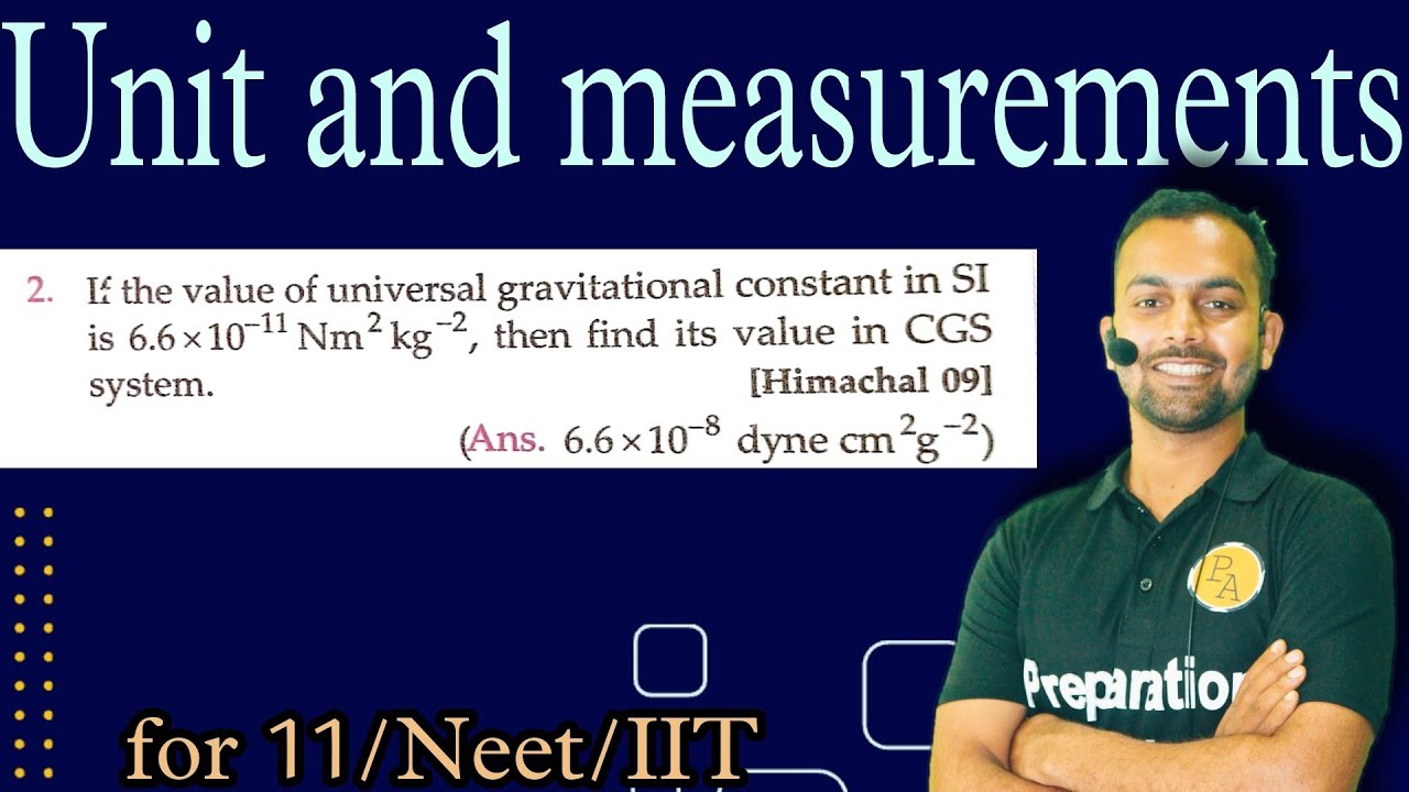Pfp-2 unit and measurements : If the value of universal Gravitational ...