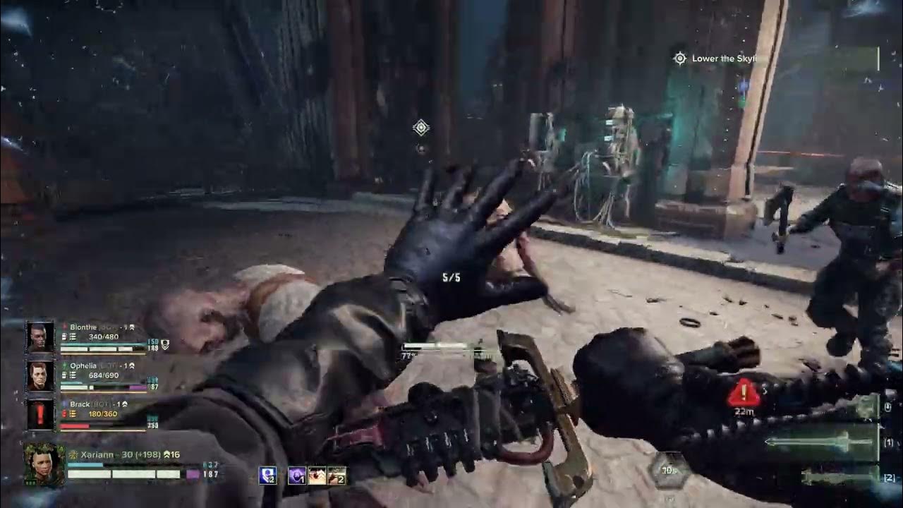 Darktide: Warhammer 40K - Enclavum Baross Solo + Bots Heresy - Psyker - YouTube