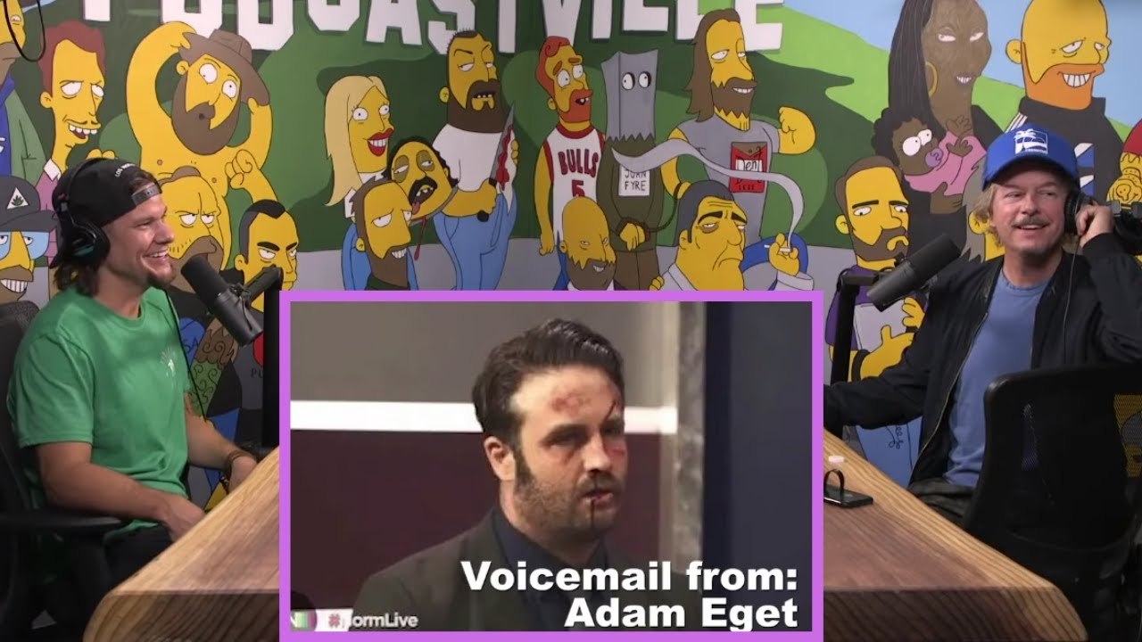 Theo Von and David Spade Take Calls from Adam Eget - YouTube