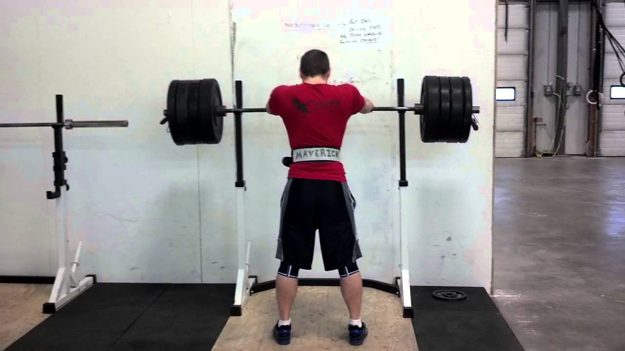 Kane-- 410lb front squat. PR!!!! - YouTube