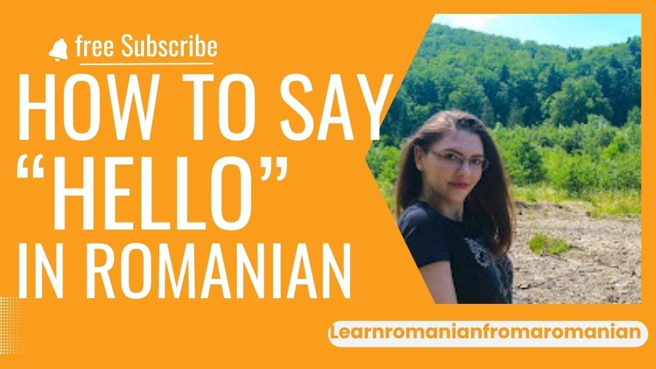 How to say "hello" in romanian. #romanianvoice #romanianlanguage