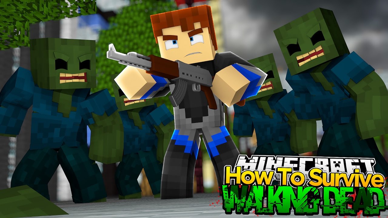 Minecraft THE WALKING DEAD - HOW TO SURVIVE THE WALKING DEAD - YouTube
