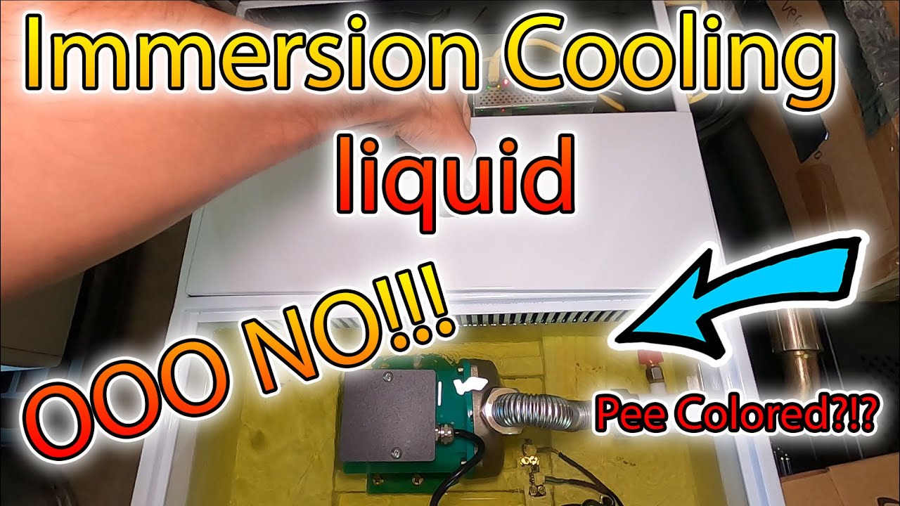 Update on Immersion Cooling Setup - YouTube
