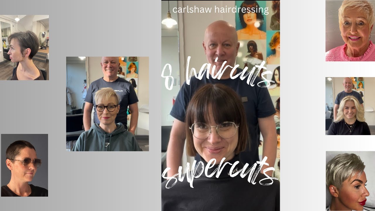 8 supercuts from long layers to buzz cut - YouTube