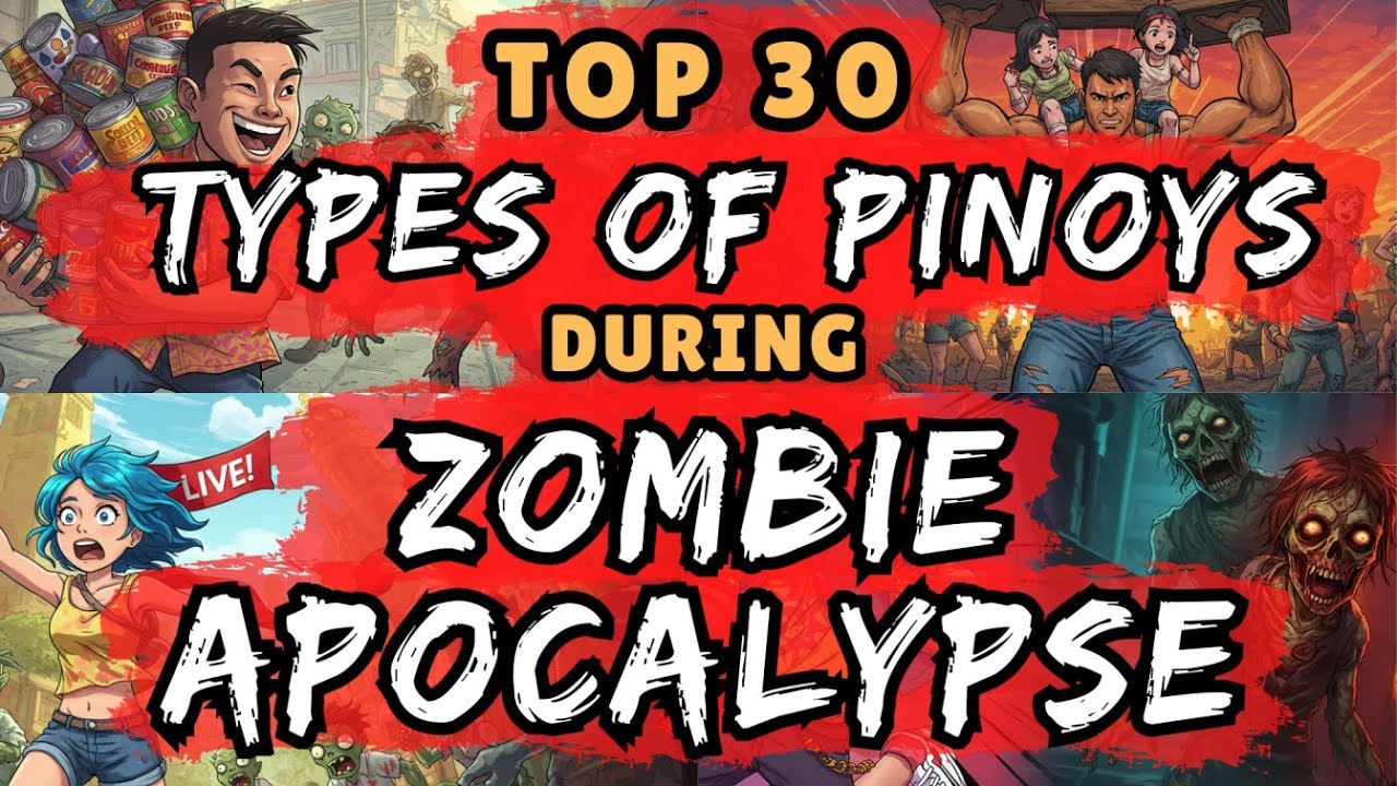 TOP 30 PINOY PERSONALITIES DURING ZOMBIE APOCALYPSE - YouTube