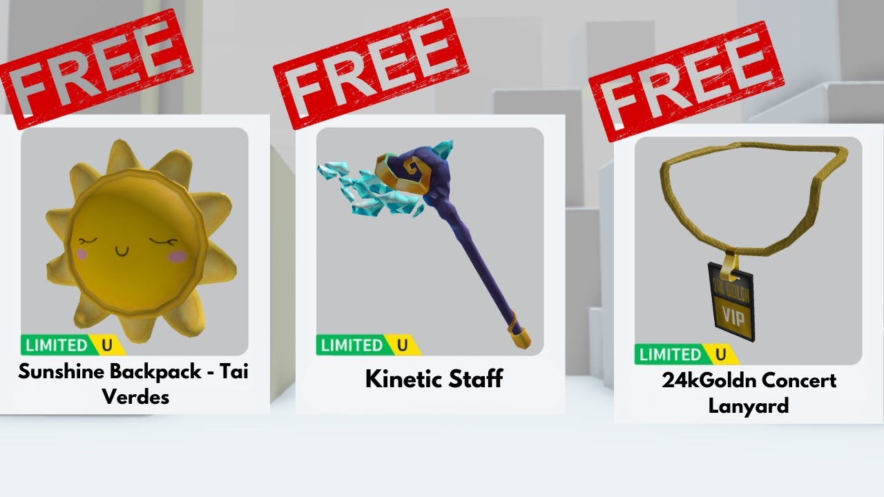 QUICK! GET 10 NEW FREE ITEMS (2024) - YouTube