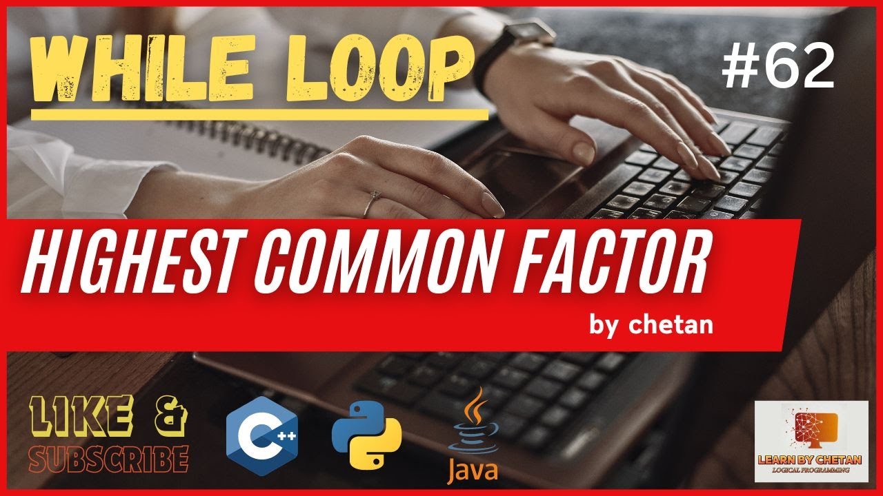 highest common factor in c python java | logical programming ...
