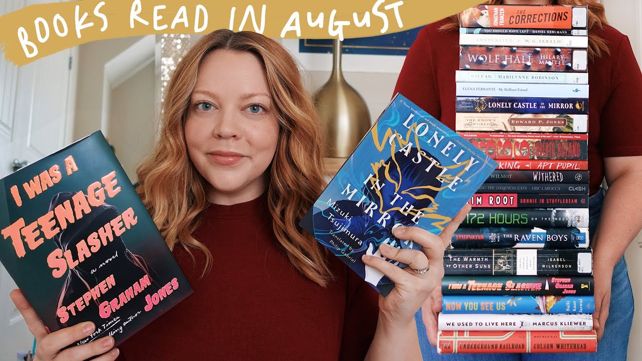 The 20 Books I Read in August - YouTube