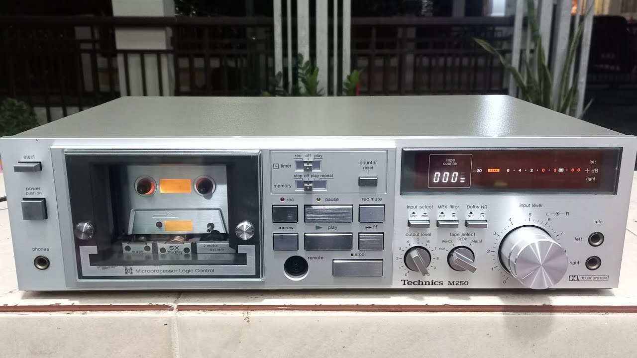 ทดสอบ(หายาก) เทปใบ้วินเทจสวยคลาสสิคเสียงดีเสียงสดใส TECHNICS M250 MADE ...