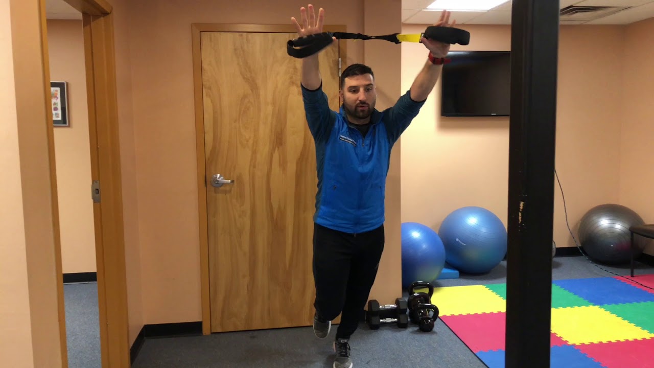 Single Leg TRX Fallouts - YouTube