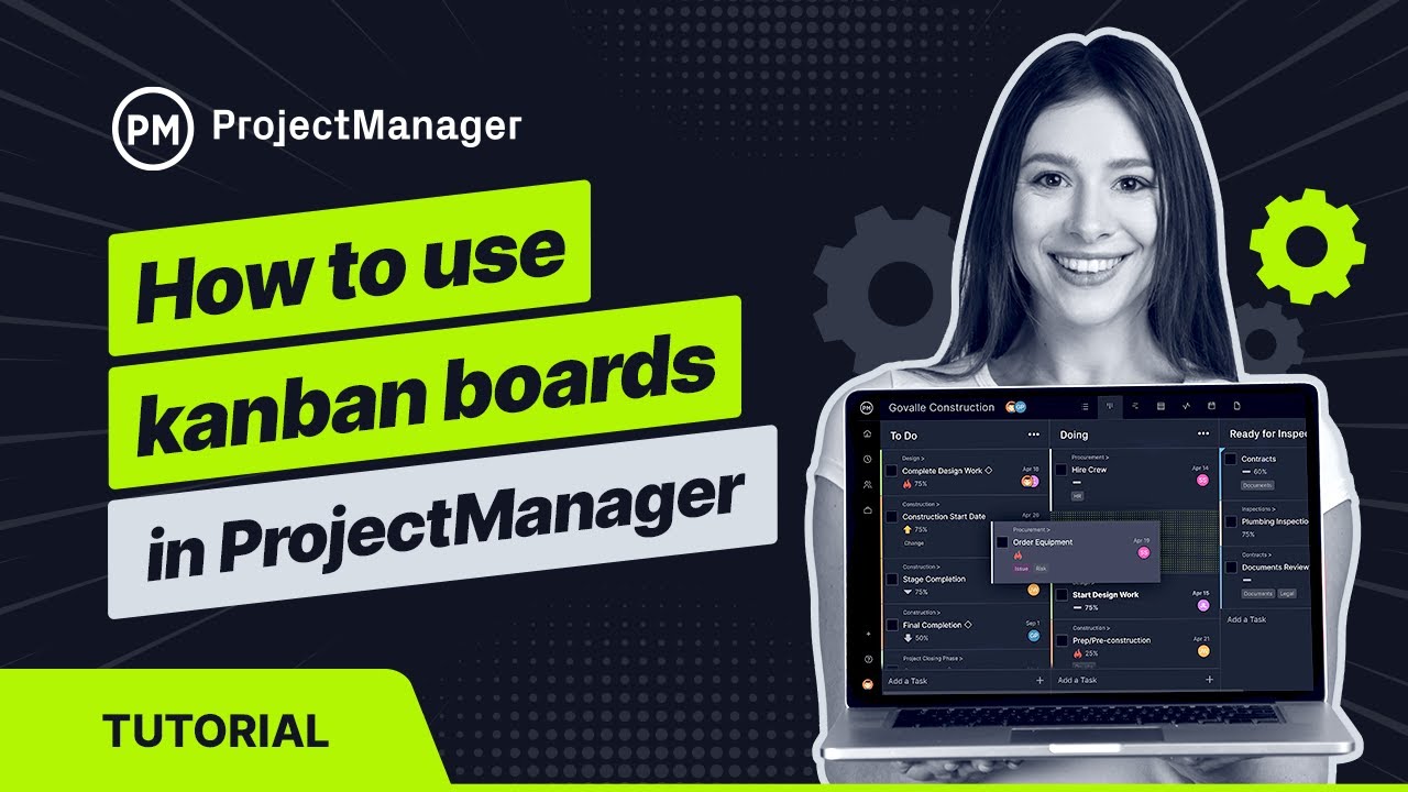 How to Use Kanban Boards in ProjectManager - YouTube