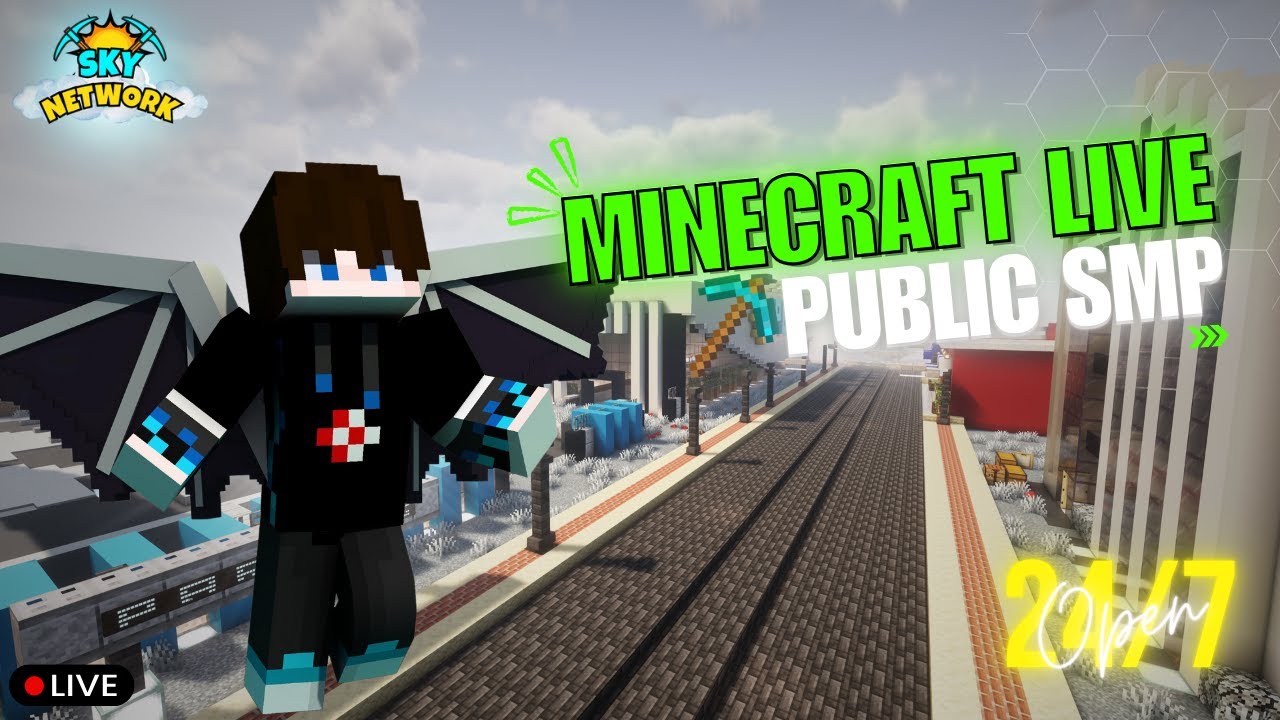 MINECRAFT LIVE | BEST PUBLIC SMP LIVE | JAVA + BEDROCK SMP | 24/7 SMP # ...