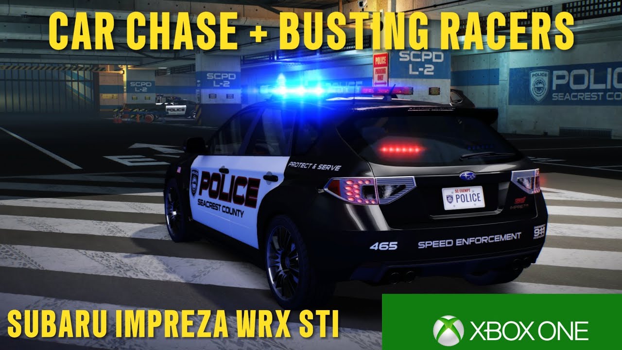 Subaru Impreza STi Car Chase + Busting Racers | Seacrest County Police ...