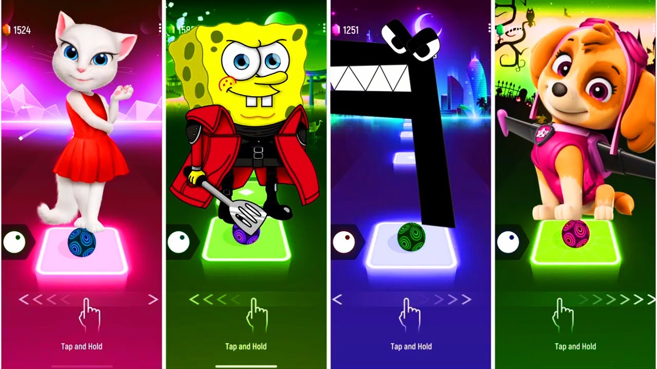 Talking Tom 🆚 Sponge Bob 🆚 Alphabet Lore 🆚 Paw Patrol. 🎶 Who Is Best ...