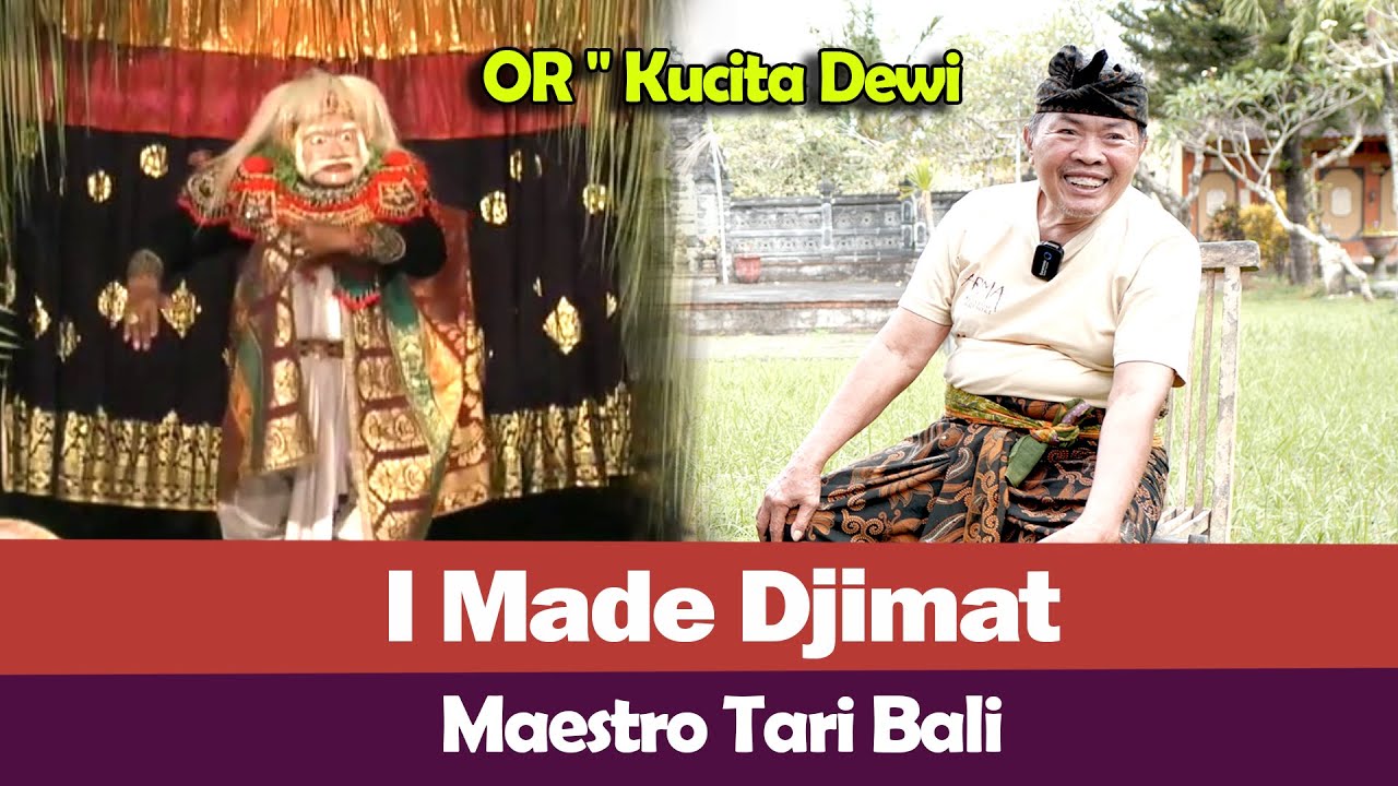 OR - Kucita Dewi STI Bali - I Made Djimat - Maestro Tari Bali‼️ ️🙏 ...