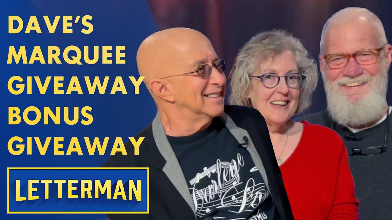 Dave's Autographed Jacket Giveaway | Letterman - YouTube