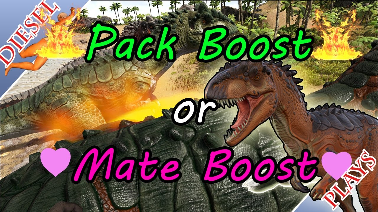 ART OF ARK - ALLOSAURUS PACK OR MATE BOOST? - YouTube
