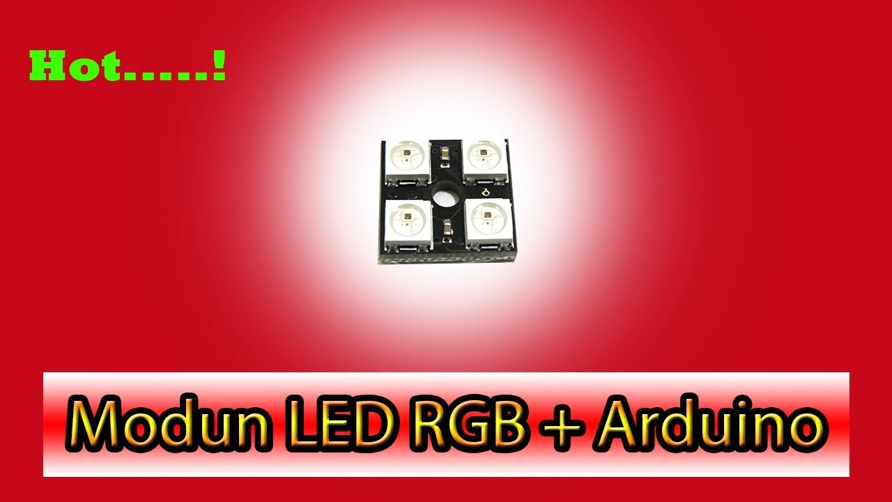 MODULE LED RGB 4 LED - YouTube