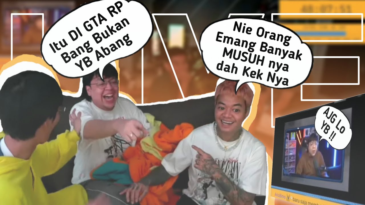 DEAN KT WITH REZA ARAP YB LIVE STREAM BARENG - DEAN KT (Ngatain YB AJG ...