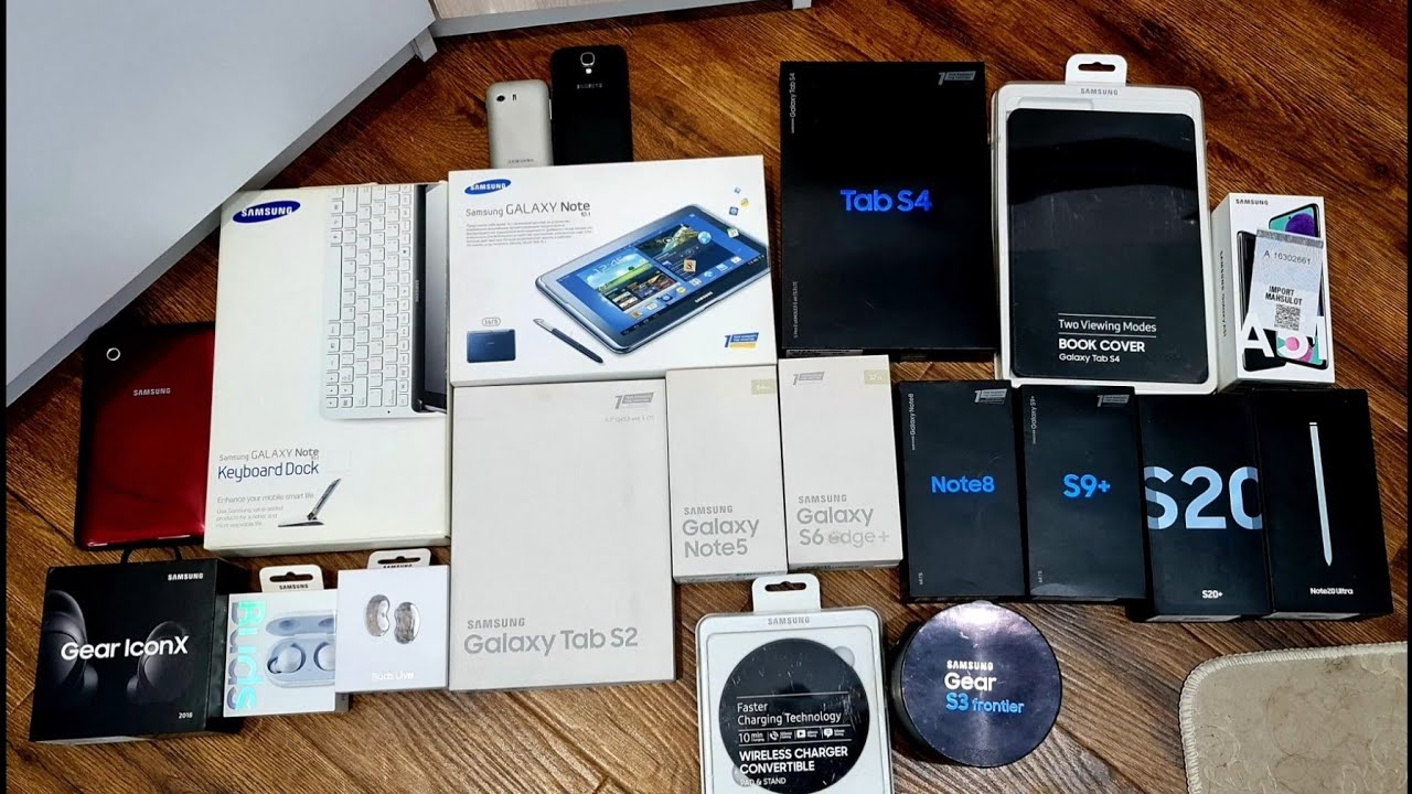 All My Samsung Galaxy Phones and Tablets + evolution of over the ...