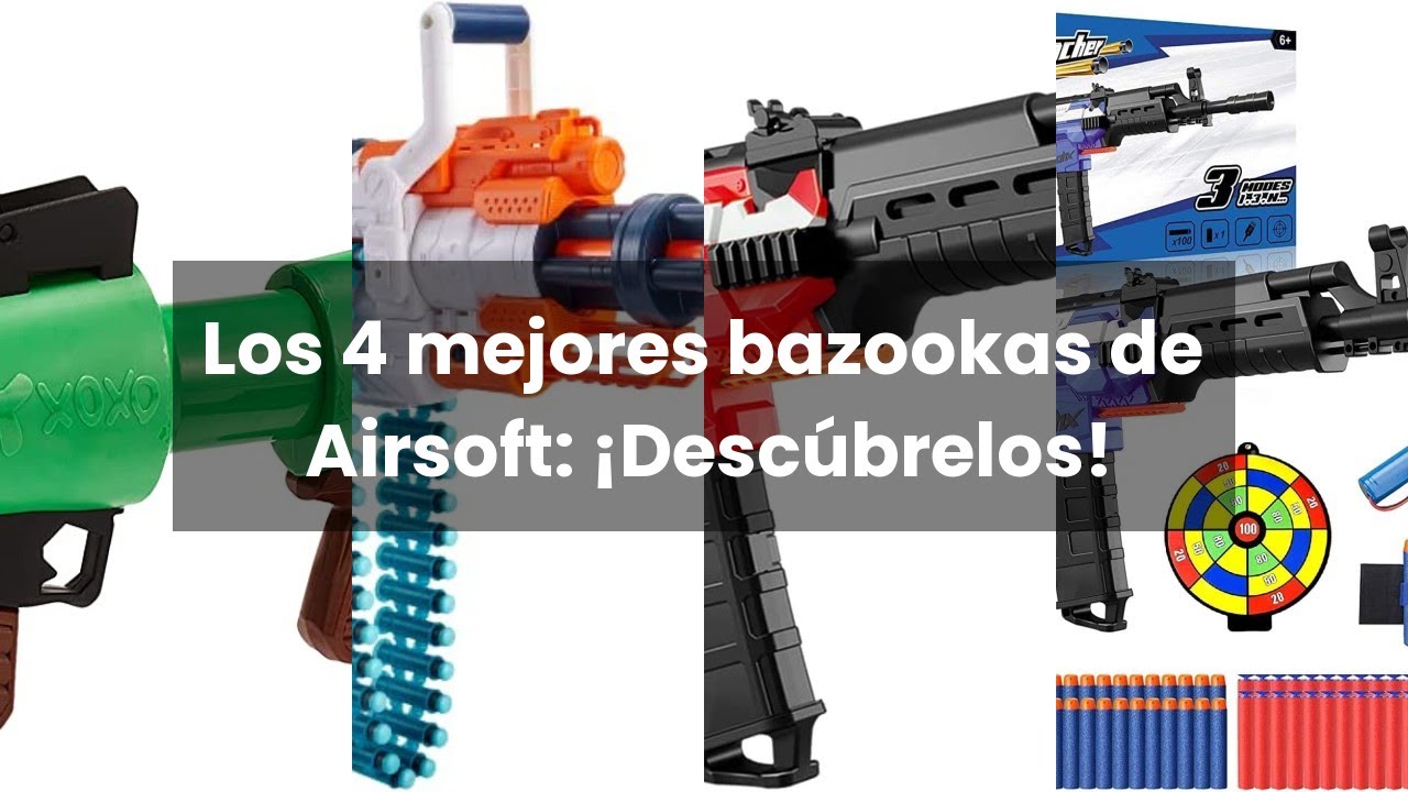 Bazooka airsoft: Los 4 mejores bazookas de Airsoft: ¡Descúbrelos! - YouTube