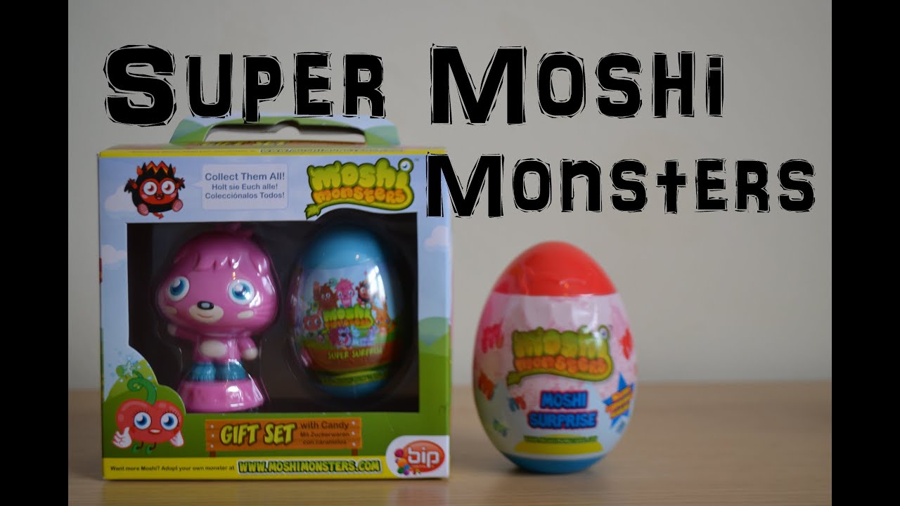 Moshi Monsters Poppet Surprise Egg Toys Huge Unwrapping Luvli Katsuma ...