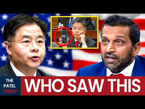 Ted Lieu Pressed Play on Epstein Files | Kash Patel Freezes for 67 Seconds on Client List Question