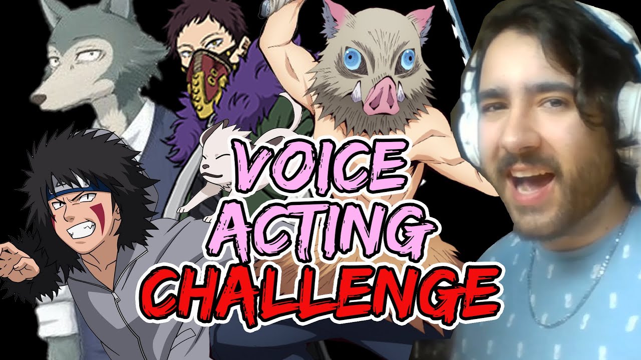 Voice Acting Challenge - Inosuke, Kiba, Overhaul, and More! - YouTube