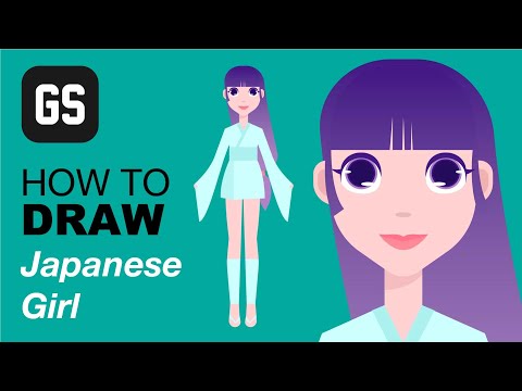 Japanese Girl design: Illustrator tutorial tips [new 2021]