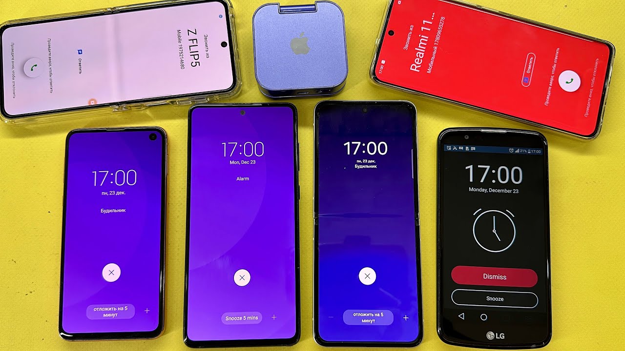 Alarm Clock & Incoming Call LG K10 + Samsung S10/note10/Z Flip3 ...