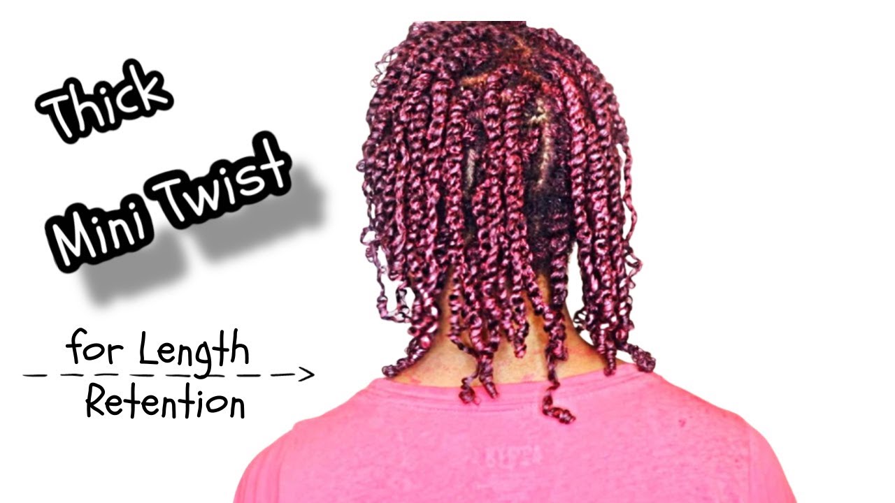 Thick Mini Twist for Major Hair Growth | Longer, Stronger, Hair - YouTube