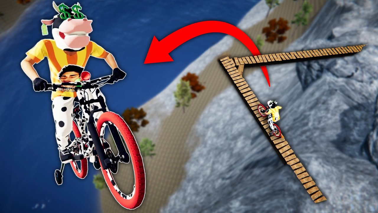 THE SCARIEST BIKE OBSTACLE! (Descenders) - YouTube