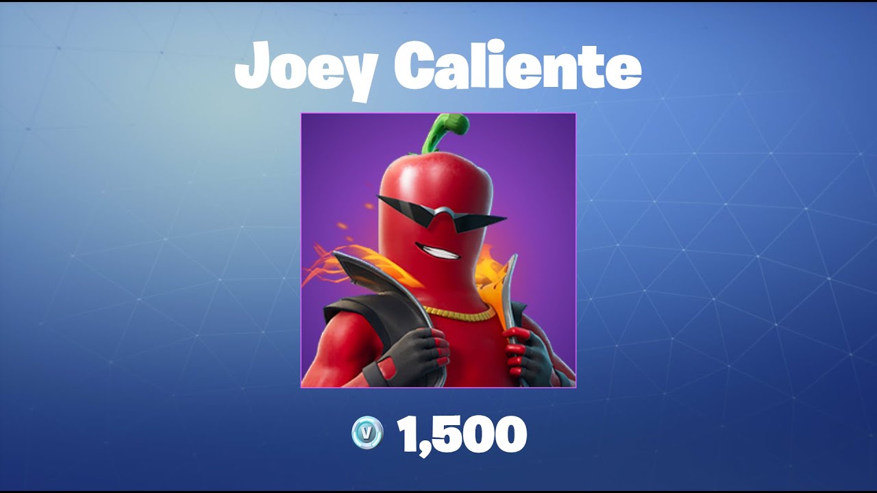 Joey Caliente | Fortnite Outfit/Skin - YouTube