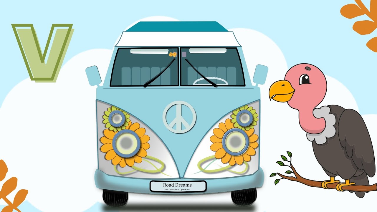 Phonics Song with pictures | Letter V | ABC Alphabet Songs with Sounds ...