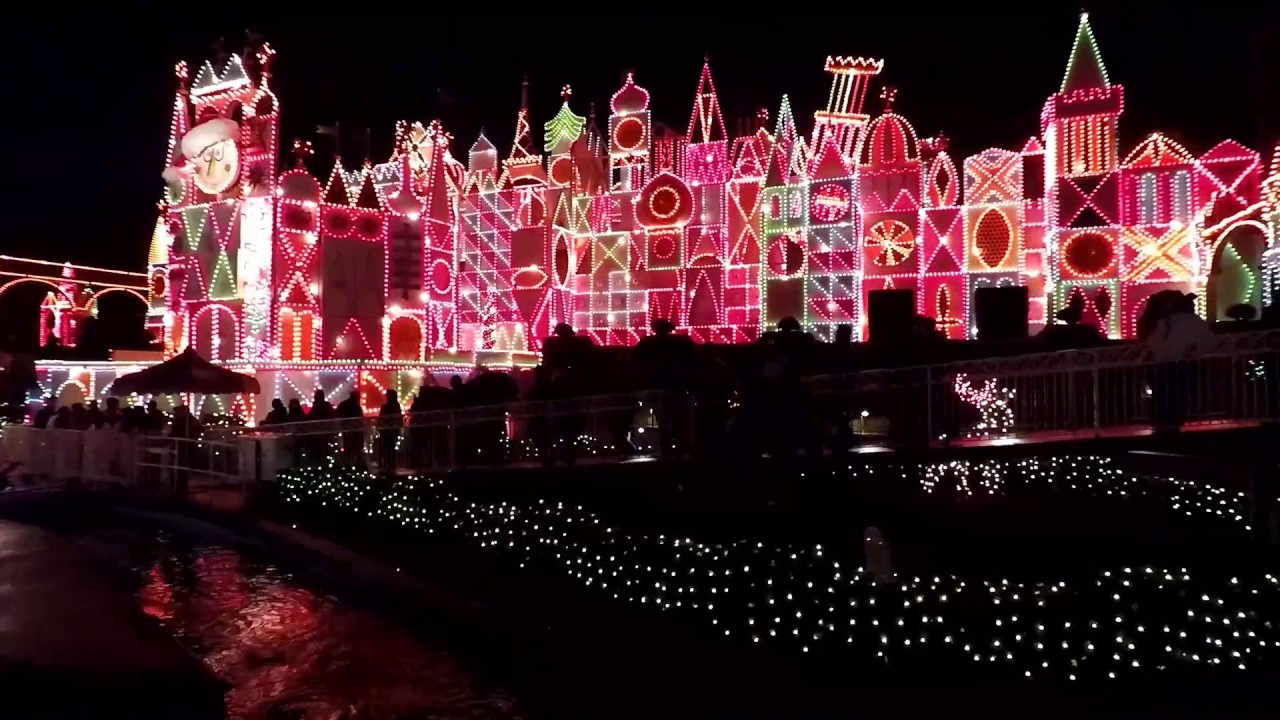 It's A Small World At Night Holiday 2016 Disneyland - YouTube