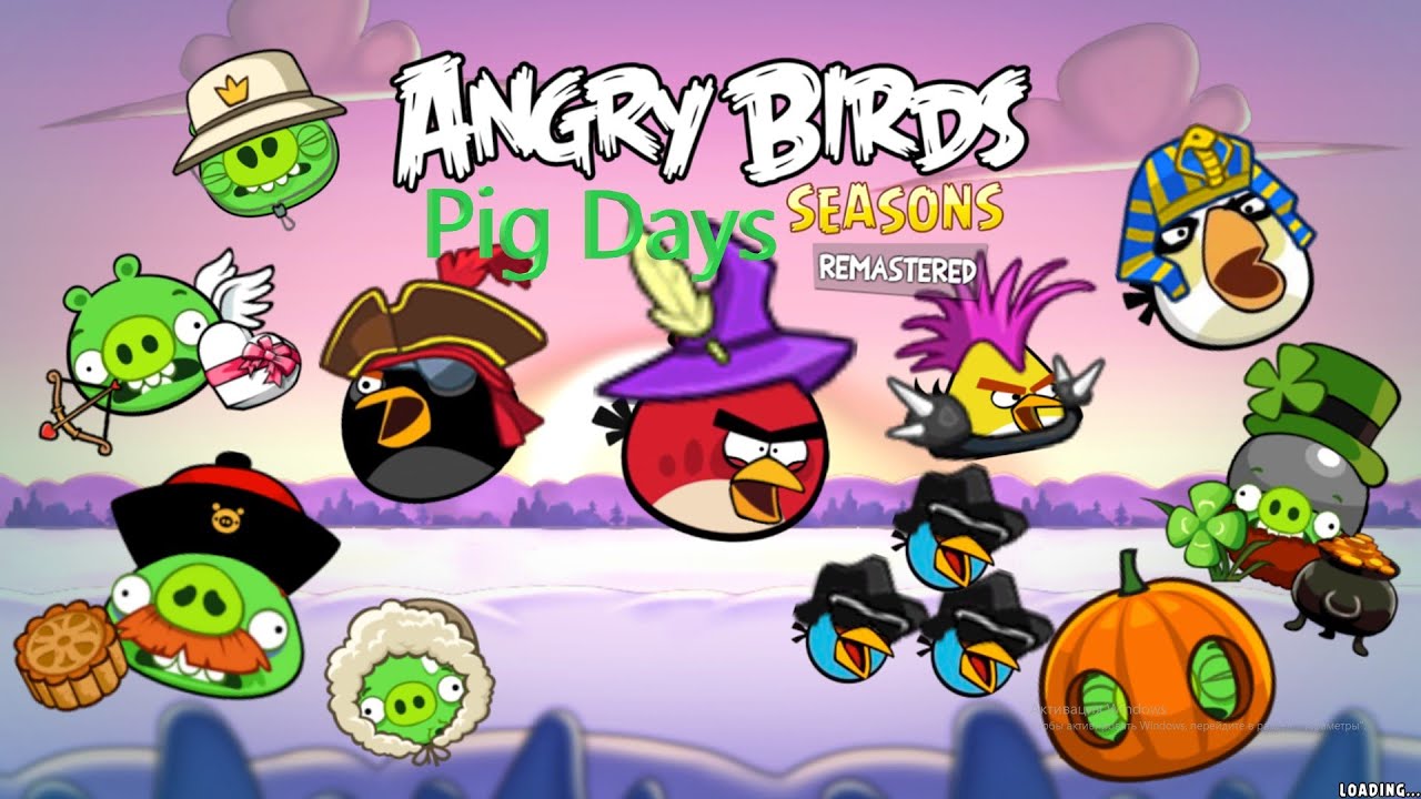 Angry birds Seasons Remastered Pig Days - YouTube