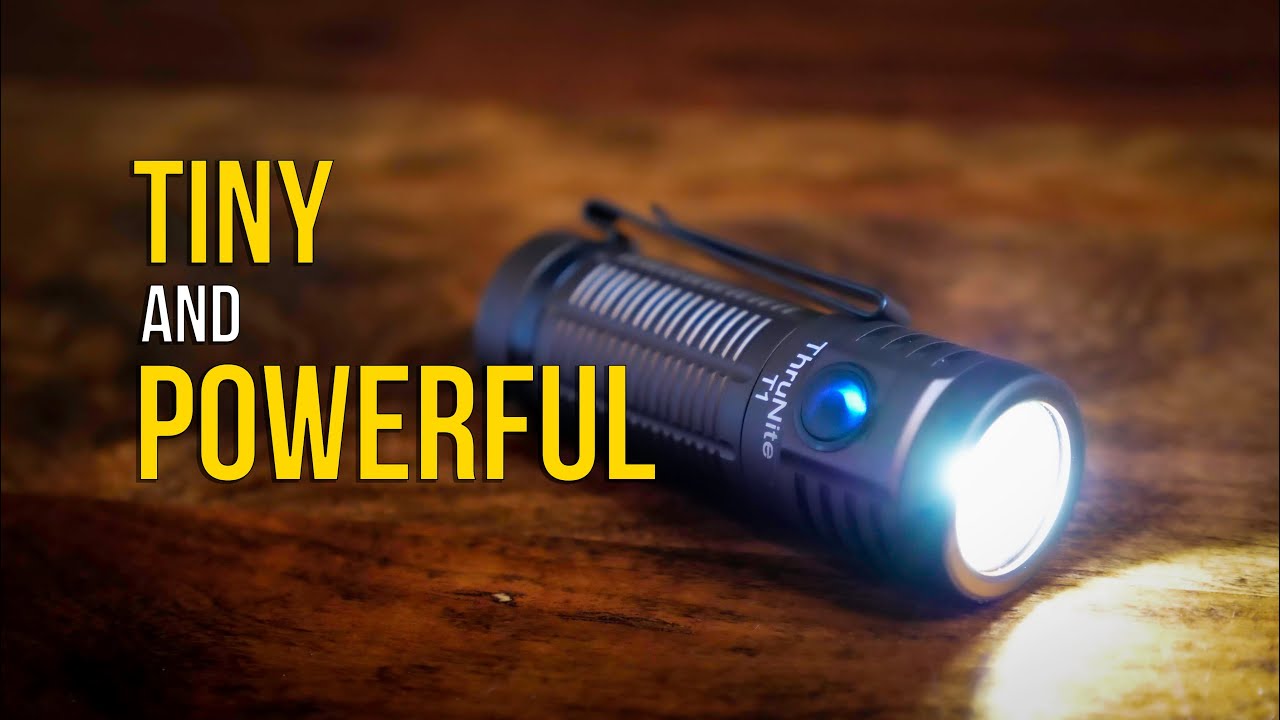 SUPER TINY SUPER BRIGHT FLASHLIGHT - ThruNite T1 Desert Tan Compact ...
