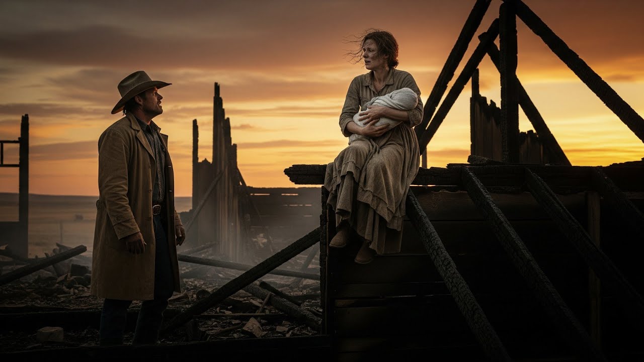 The Cowboy Found a Starving Bride on the Roof Holding His Baby—He Said ...