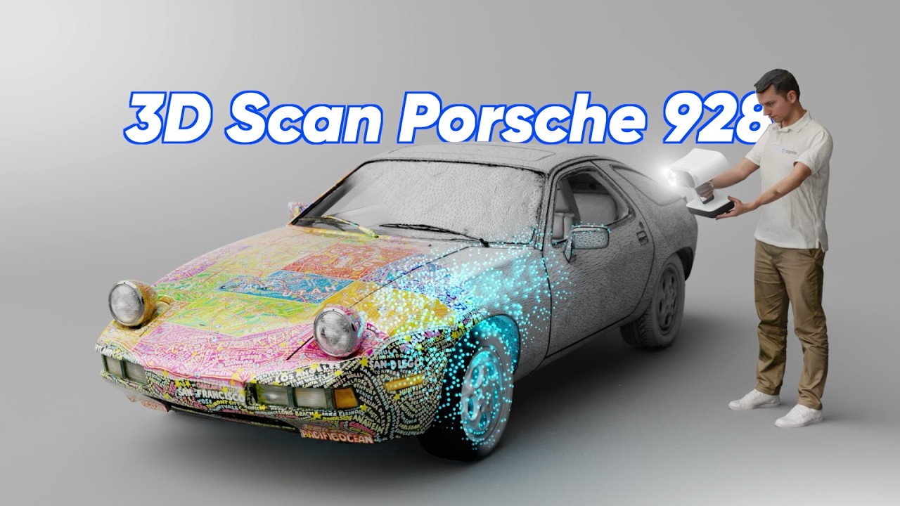 3D Scan des Porsche 928 Art Car der BANZAI Collection | Digitaler ...