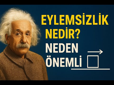 Eylemsizlik Nedir? Einstein’ın Sözünden Hayata Fiziksel Bir Bakış!