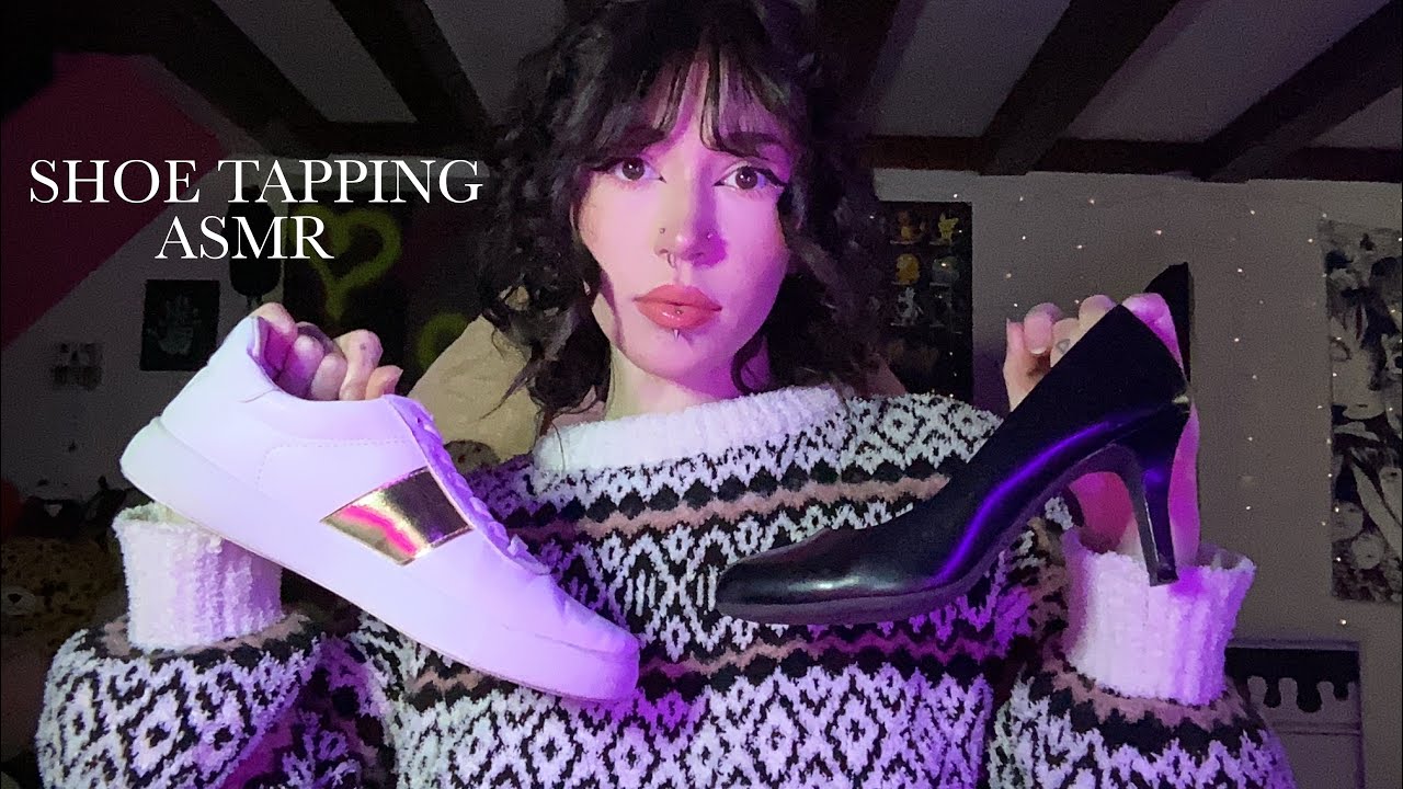 Shoe Tapping and Scratching ASMR | Whispering, Rambling - YouTube