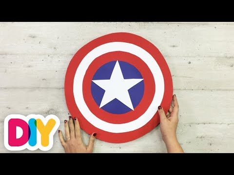 CAPTAIN AMERICA SHIELD Paper Craft | Fast-n-Easy | DIY Labs