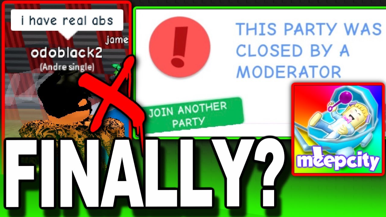 MeepCity Parties BANNED??? (Roblox) - YouTube