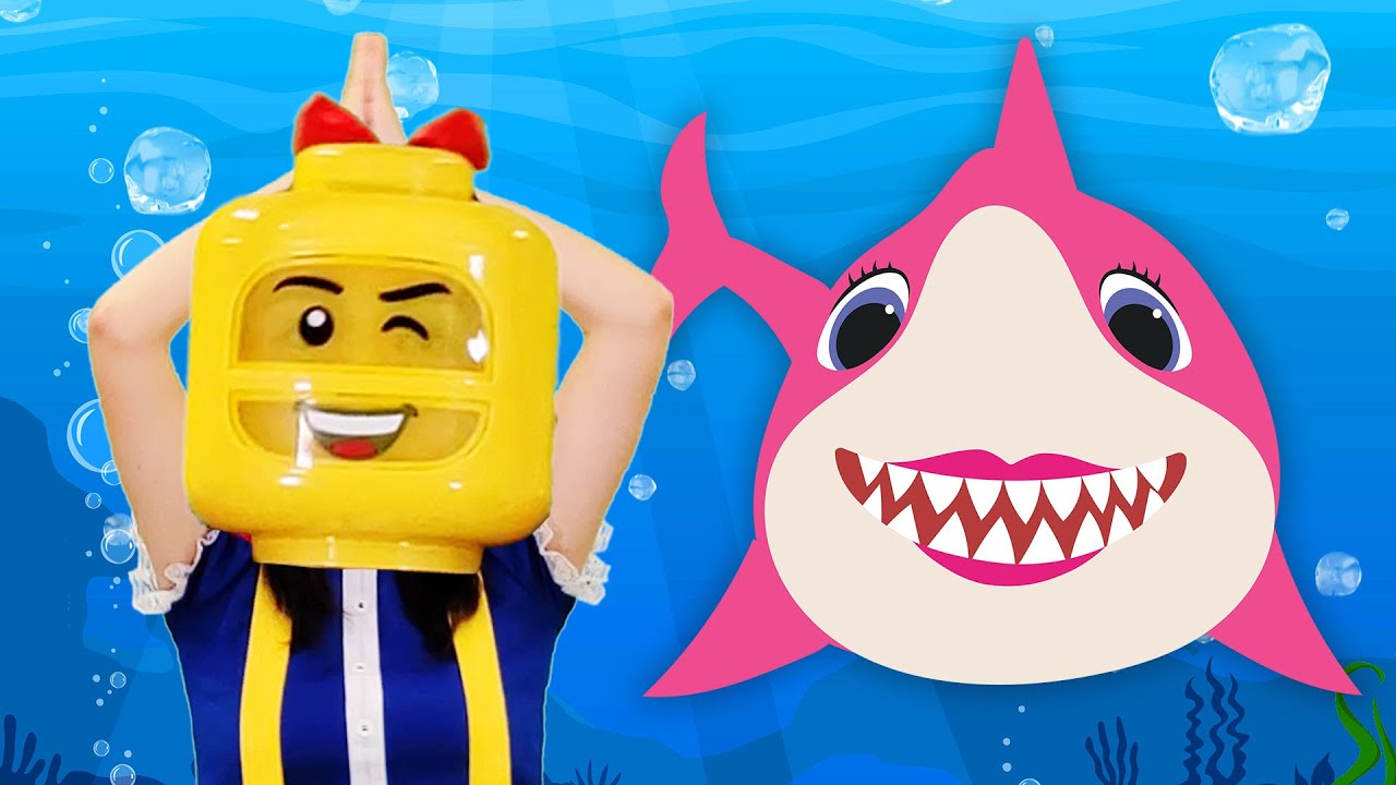 Baby Shark Doo Doo & Rainbow Shark Compilation | DoReMi Bricks Kids ...
